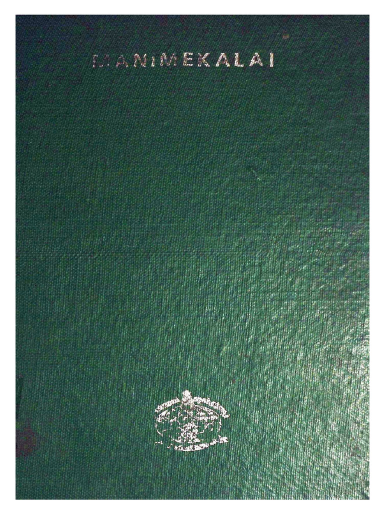 Manimekalai: Tamil Epic Translation | PDF