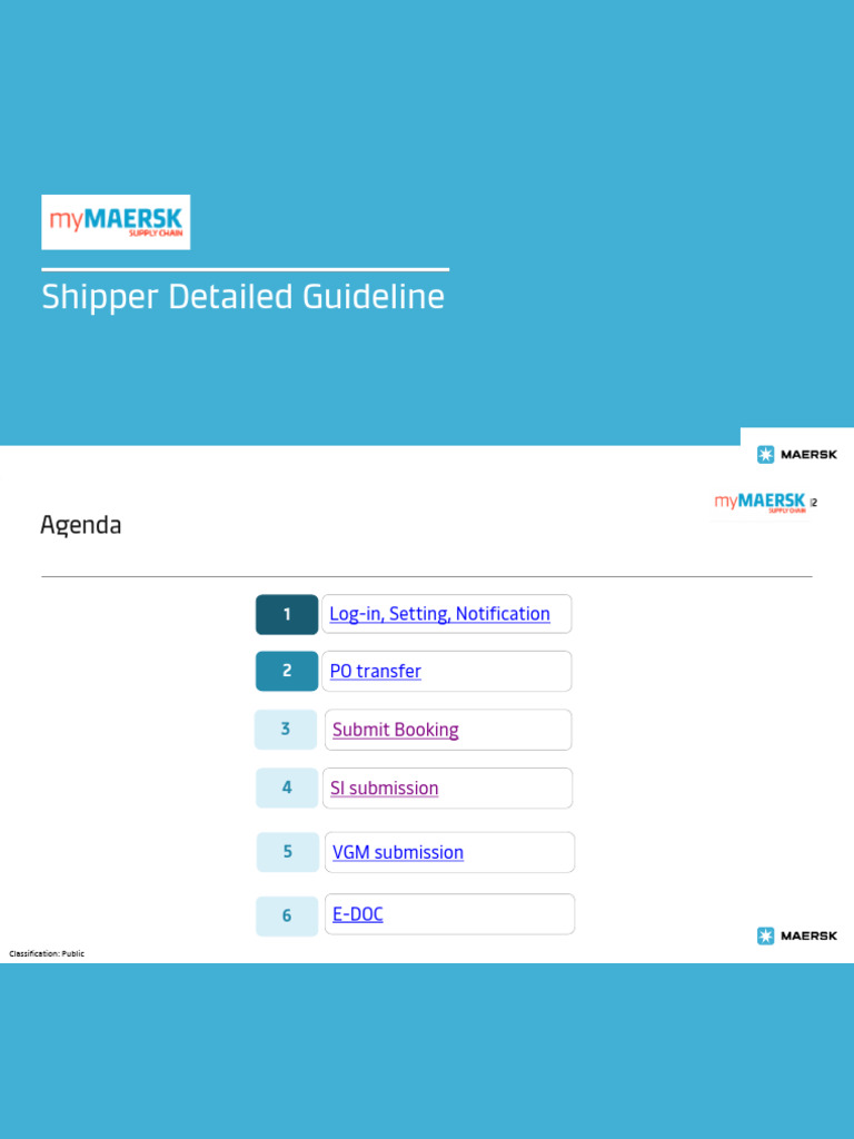 Shipper - Detailed Guidline | PDF | Cargo | Password