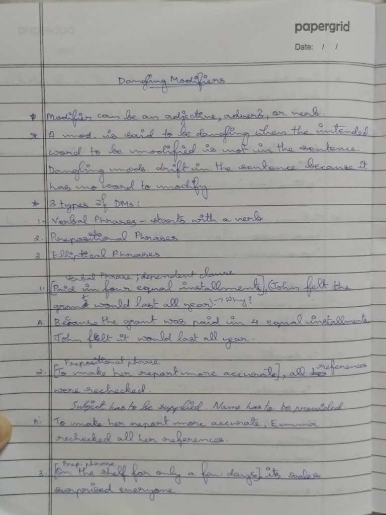 Verbal Notes - Kalyani Menon | PDF