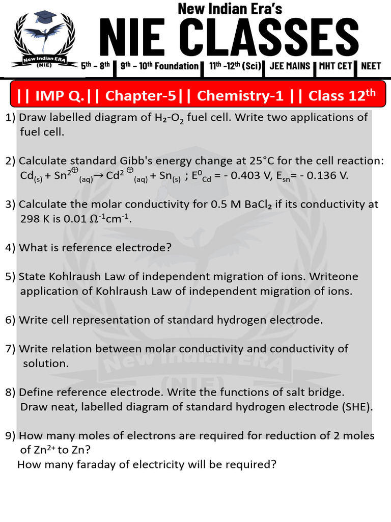 IMP Chapter 5 chem | PDF