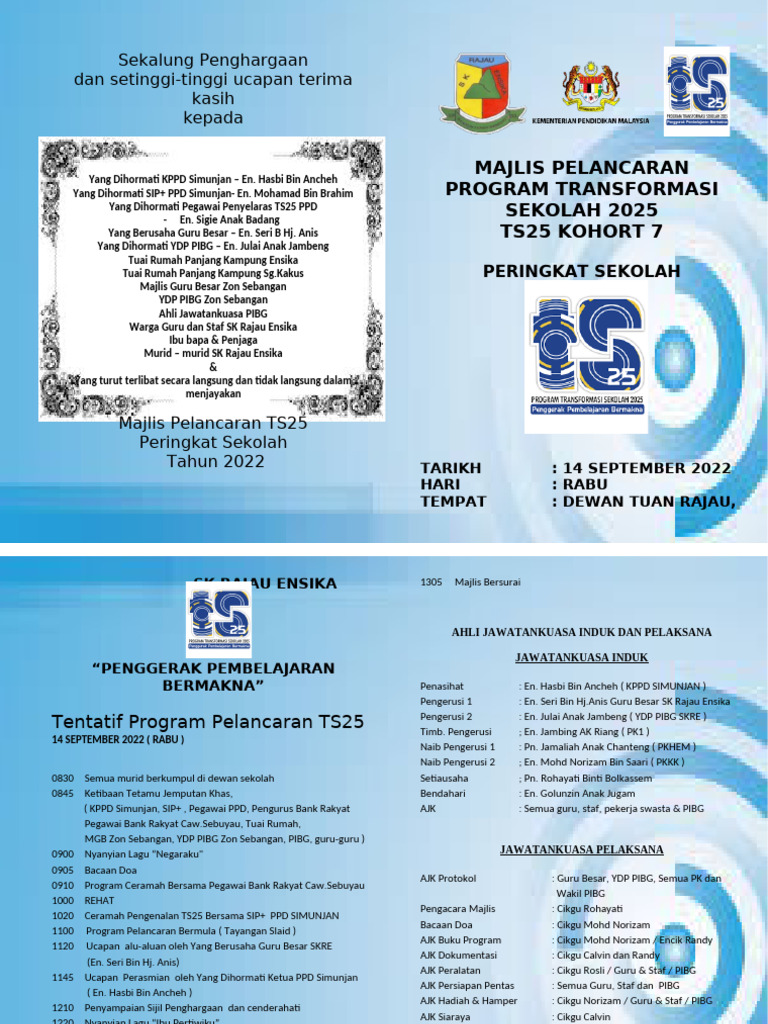 buku program samb.hari TS25 2022 | PDF