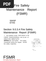 FSMR Template | PDF | Firefighting | Fire Safety