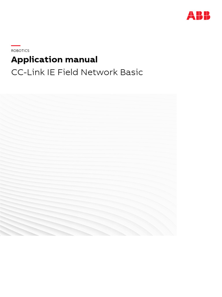 3HAC082295 AM CC-Link RW 7-en | PDF | Computer Network | Input/Output