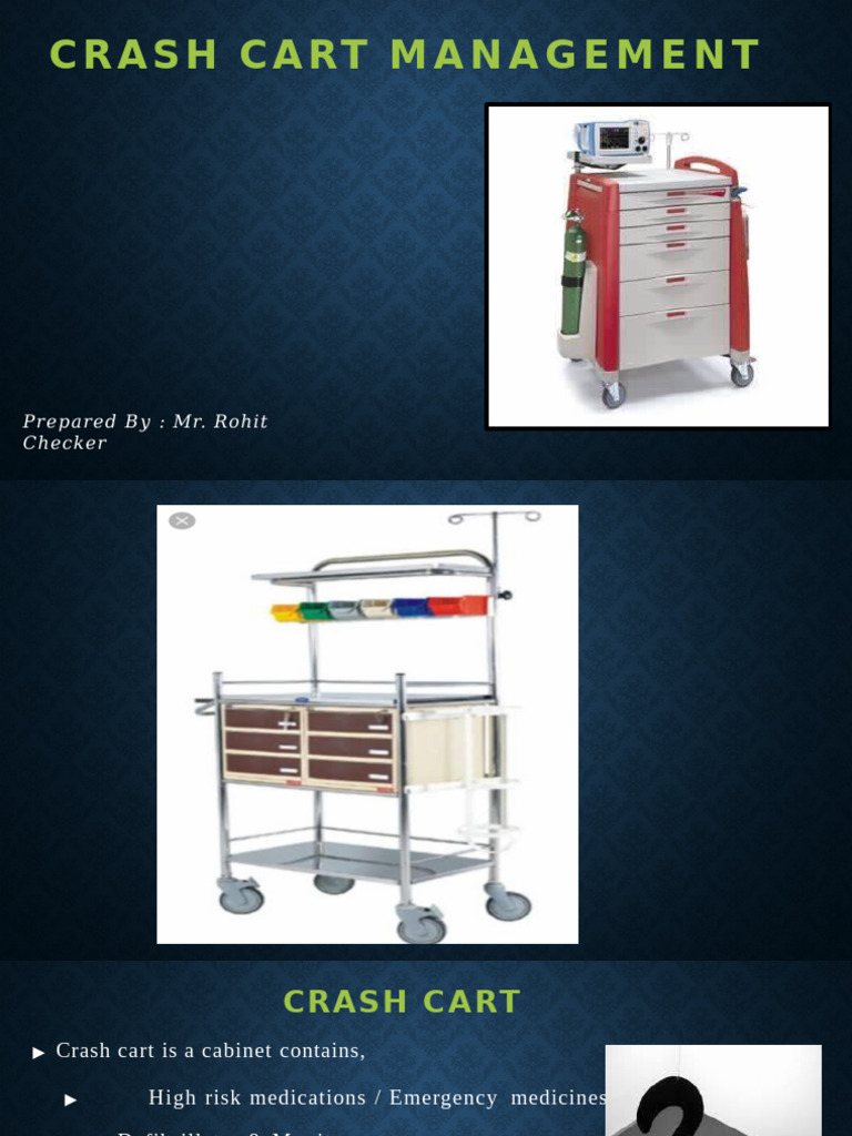 Crash Cart Management Guide | PDF | Pharmacy | Hospital