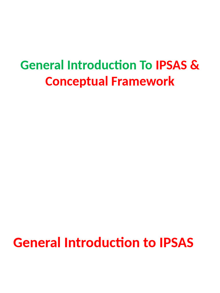 Chapter Two IPSAS Slide 1 Ok | PDF | Going Concern | Expense