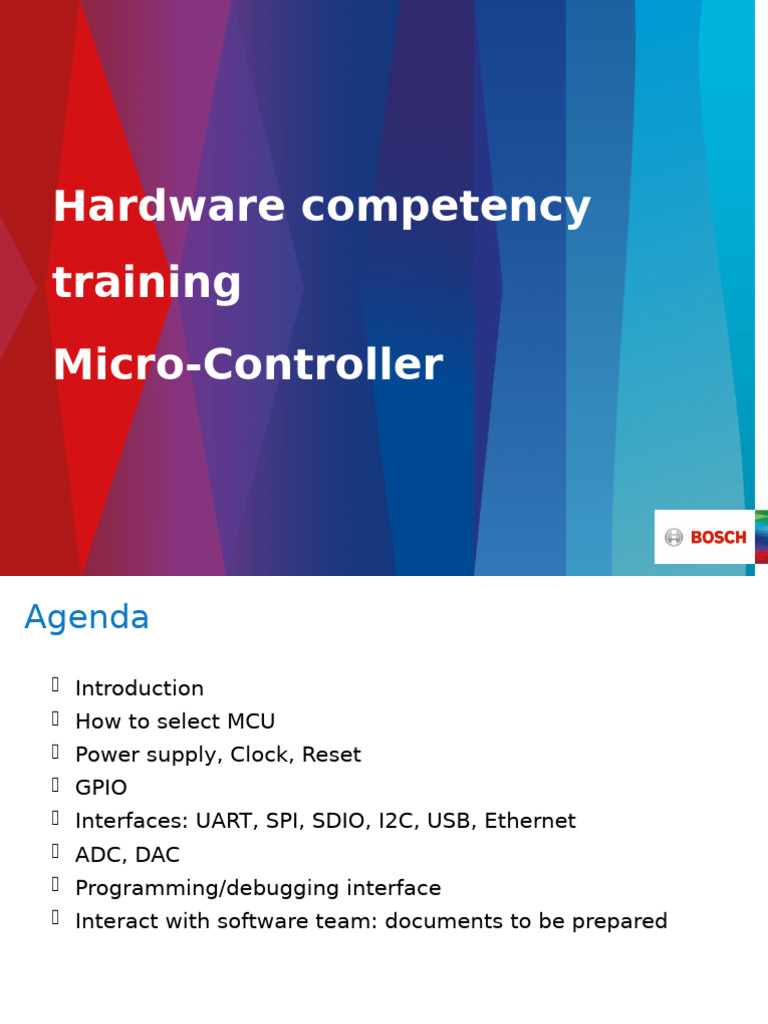 MicroController Training 2022 | PDF | Microcontroller | Digital Technology