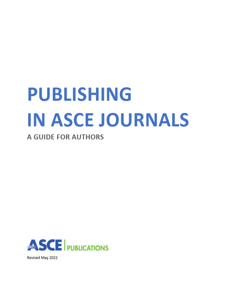 ASCE Journals | PDF | Abstract (Summary) | Thesis