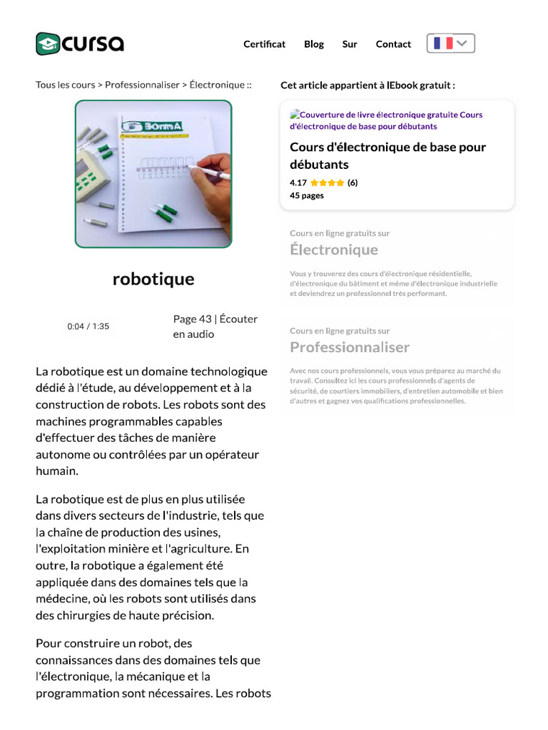 43 Robotique | PDF