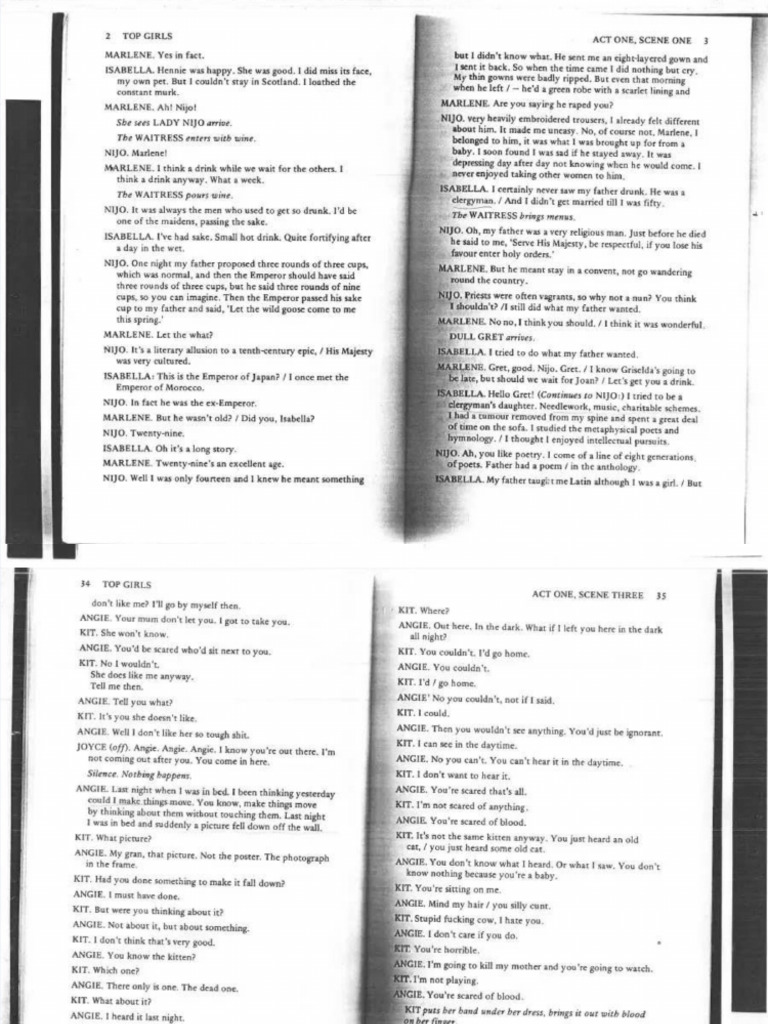 PDF Top Girls Script PDF Compress 5 | PDF