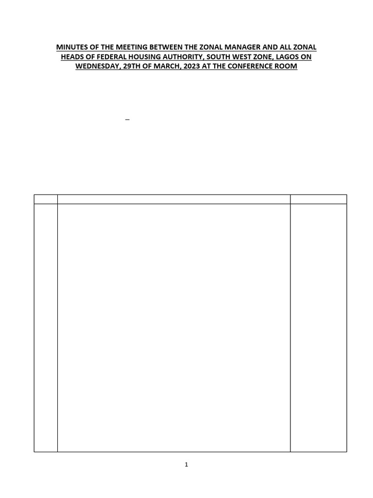 AGM Meeting Minutes | PDF