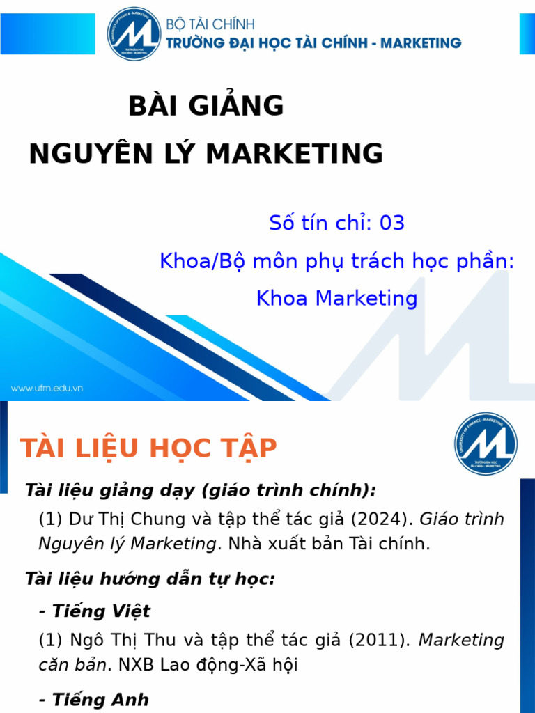 Nguyen Ly Marketing HK1 2025 | PDF