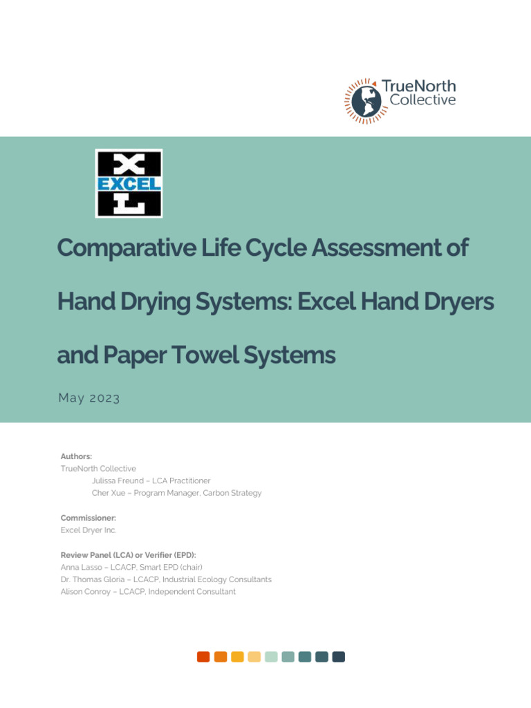 Excel Hand Dryer Life Cycle Assessment LCA | PDF | Life Cycle Assessment | Climate Change Mitigation