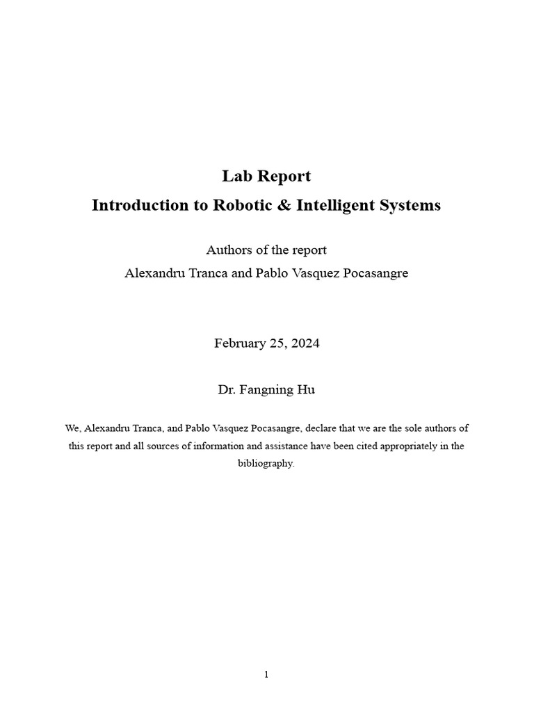 Alexandru - Tranca - and - Pablo - Vasquez - Pocasangre - IRIS LAB REPORT | PDF | Electrical ...