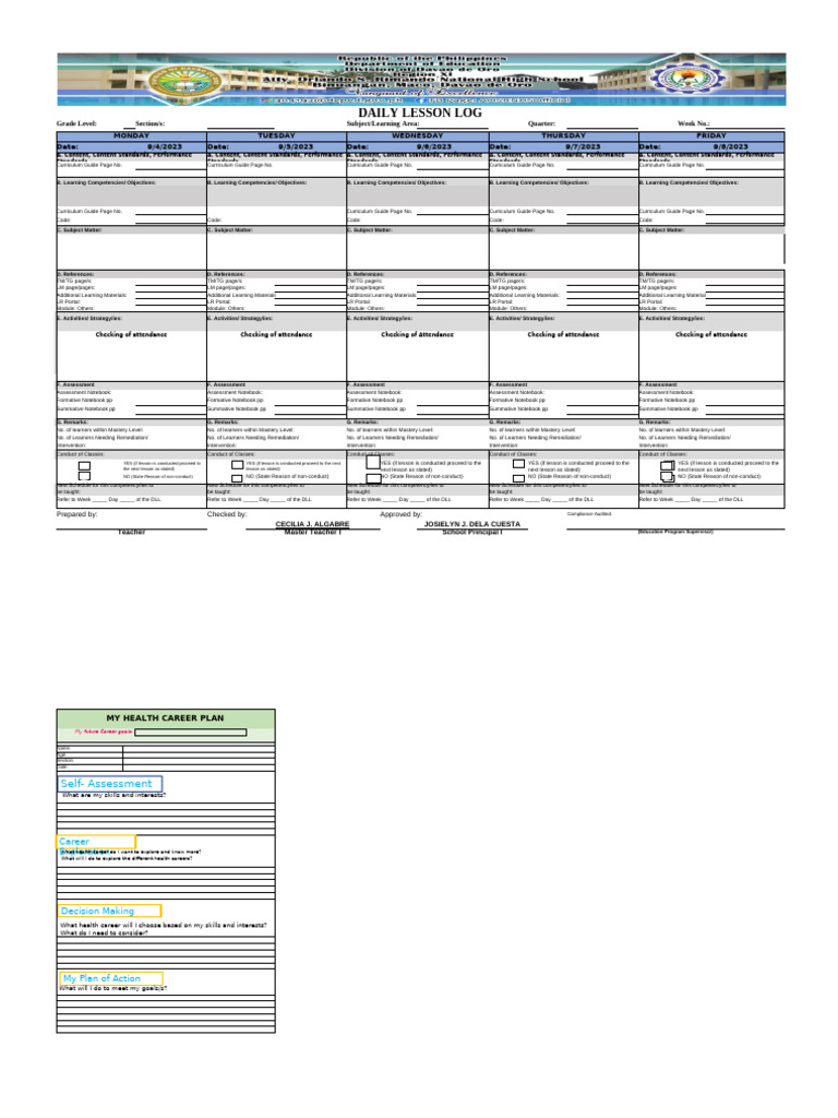 Dll Template | PDF | Curriculum | Human Communication