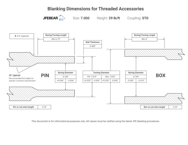 JFEBEAR_blanking-dimensions 7.000 | PDF