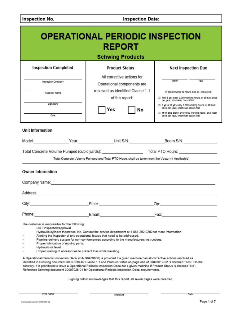 30007019-02+Operational+Periodic+Inspection+Report | PDF | Mechanical ...