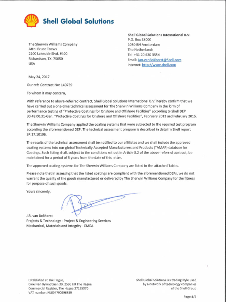 Shell Approved Systems June 2017 | PDF