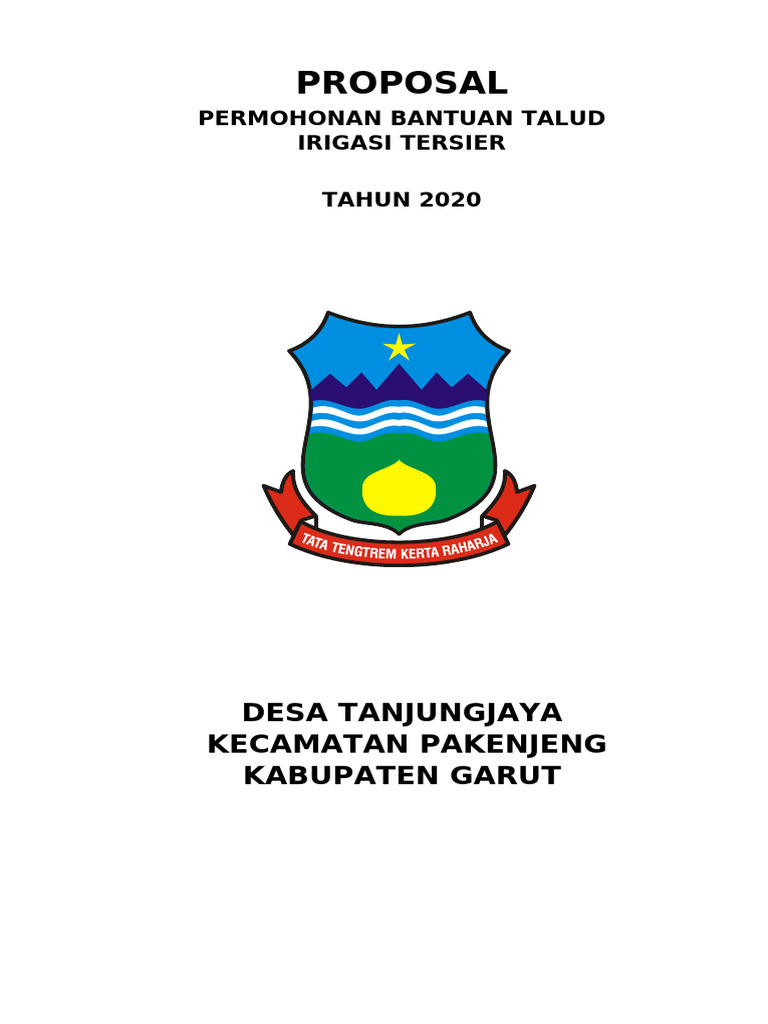 PROPOSAL IRIGASI | PDF