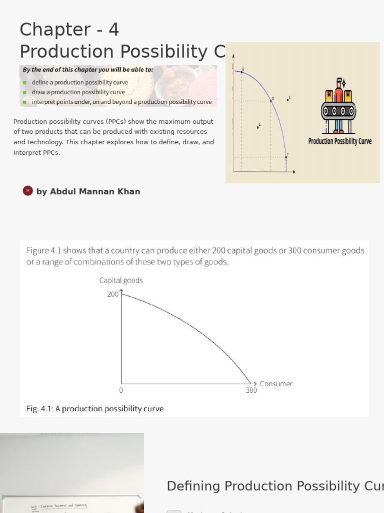 Economics: Production Possibility Curves | PDF | Labour Economics ...