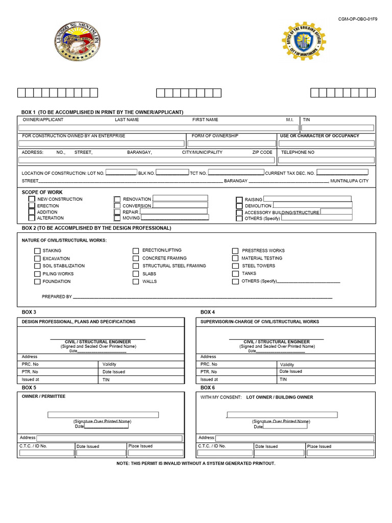 Civil Structural Permit | PDF | Specification (Technical Standard) Civil Structural Permit | PDF | Specification (Technical Standard)