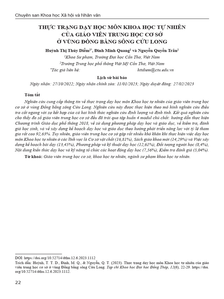 Huynh Thi Thuy Diem-1260-2748 - VÄ N Báº N Cá A Bã I Bã¡o | PDF