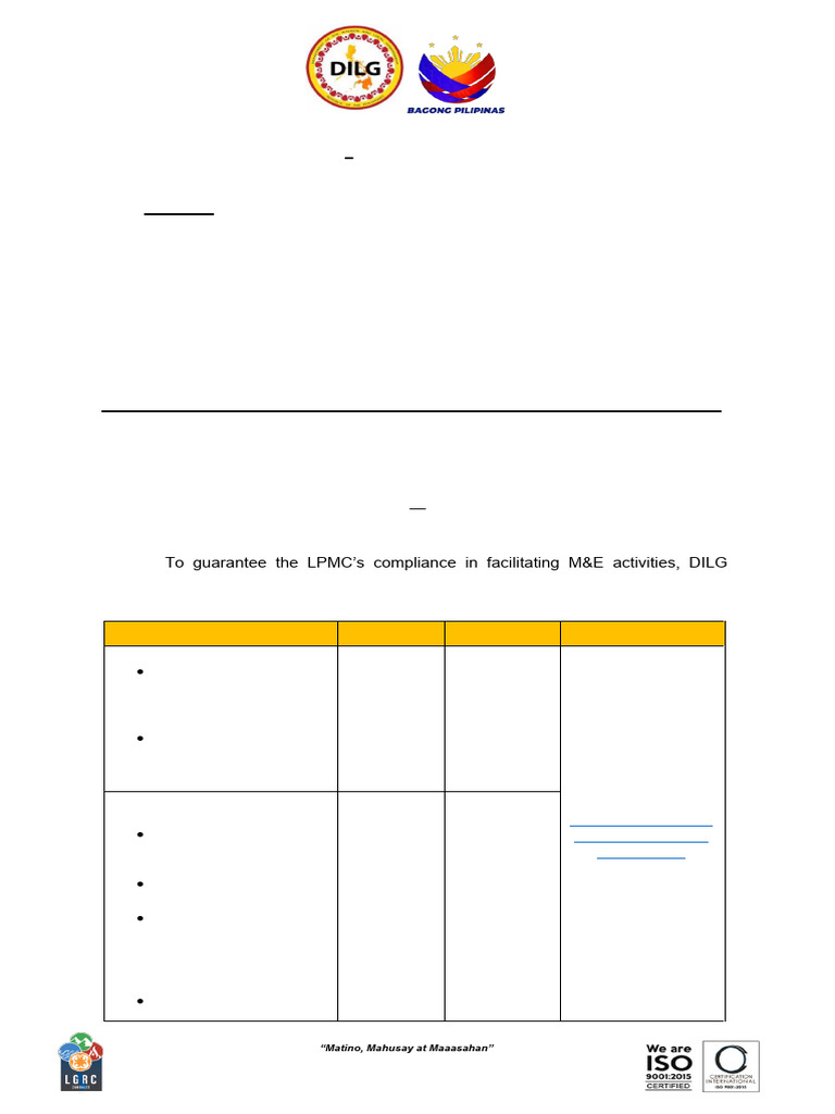 PROVINCIAL MEMORANDUM NO.2024-009-SUBMISSION OF LOCAL PROJECT ...