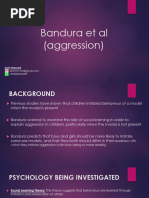 Bandura Et Al Summary | PDF | Cognition | Psychological Concepts