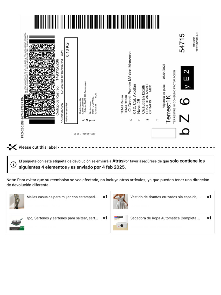 Print For TEMU | PDF