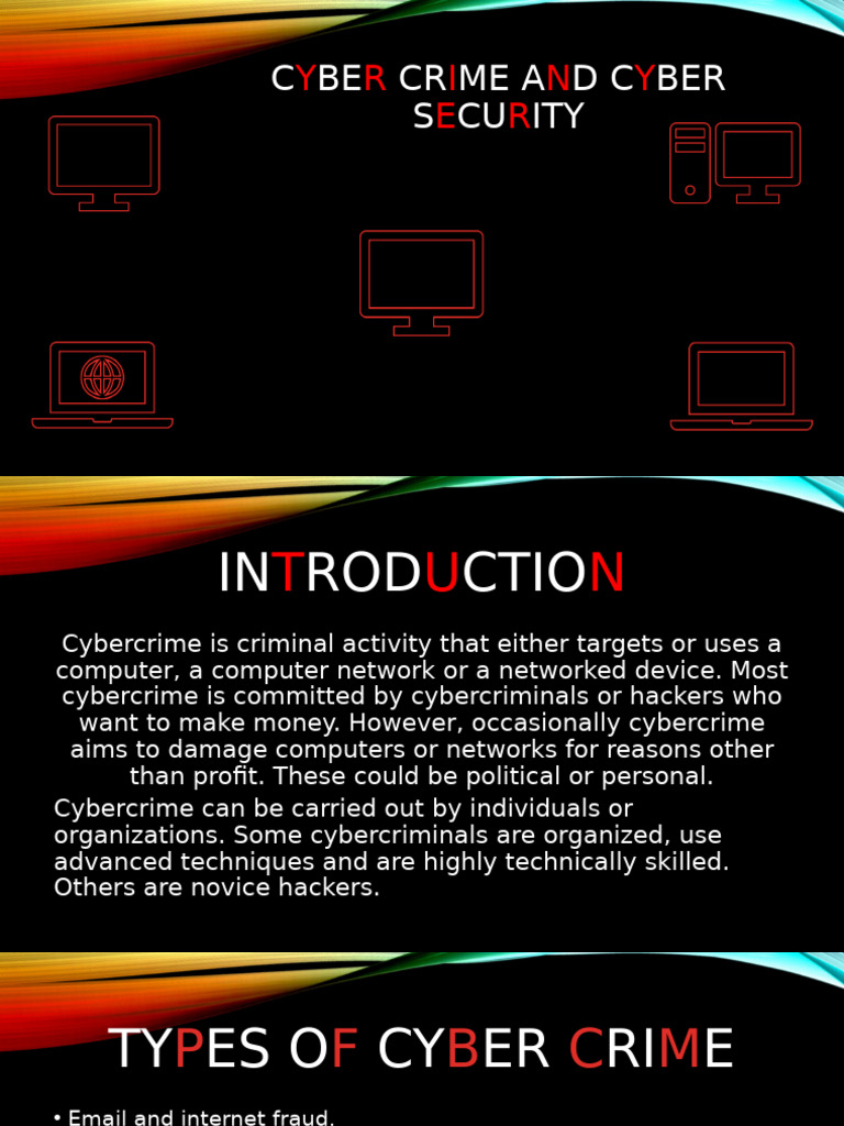 Cyber Crime and Cyber Security | PDF