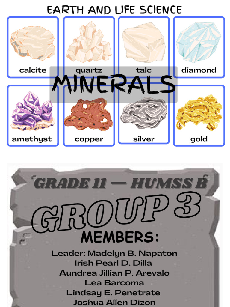 Earth and Life Science Minerals Report 11 20240804 163048 0000 | PDF ...