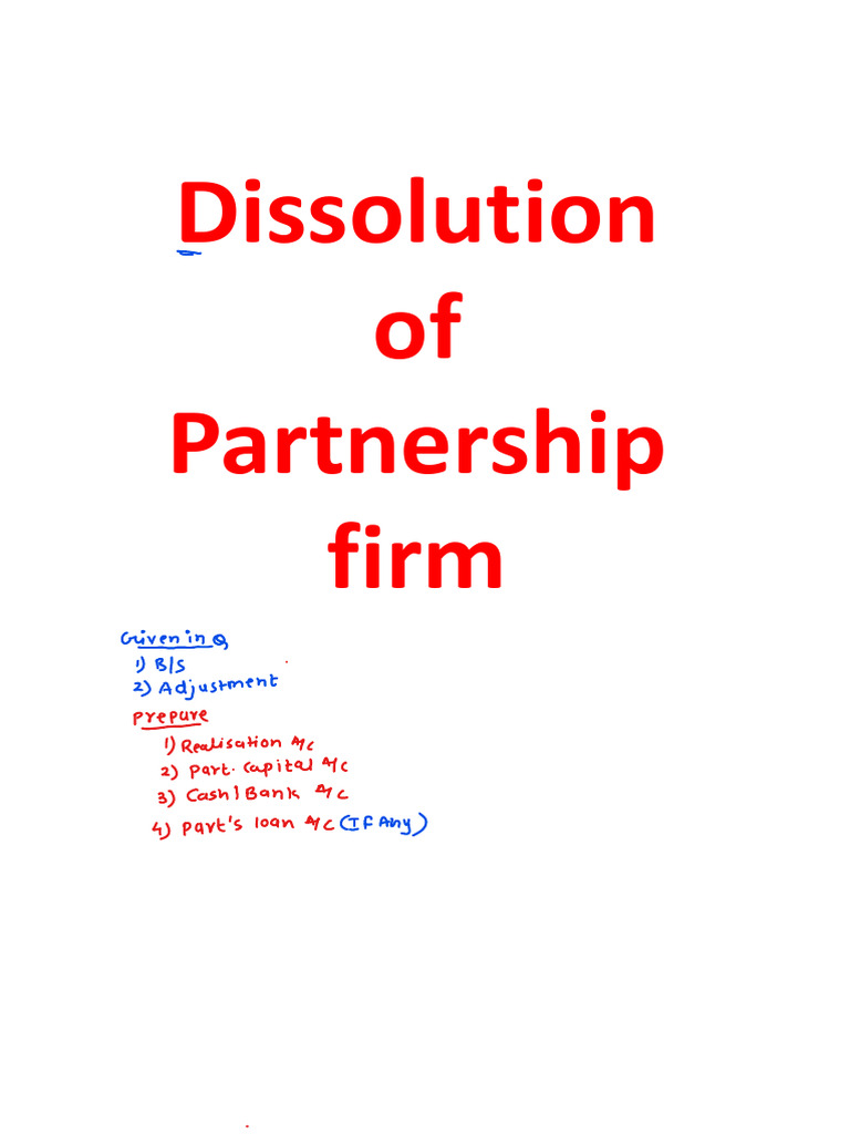 Dissolution | PDF