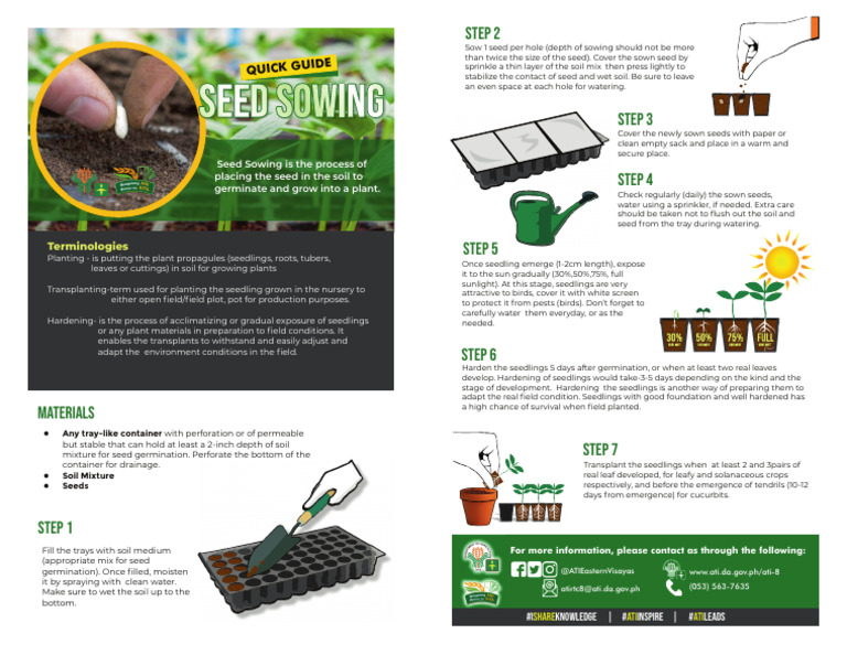 Seed Sowing | PDF | Sowing | Seed