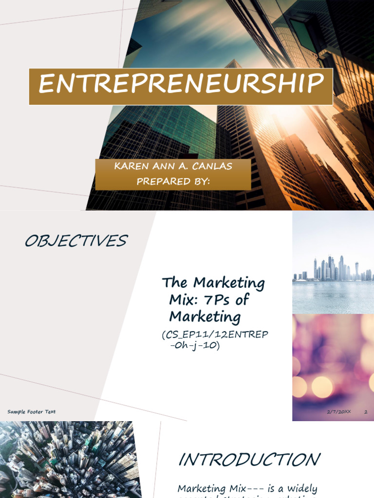 Entrep 7PS of Marketing | PDF | Marketing | Advertising