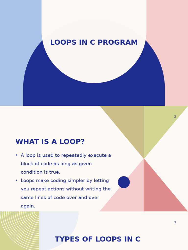 Loops in C Program | PDF