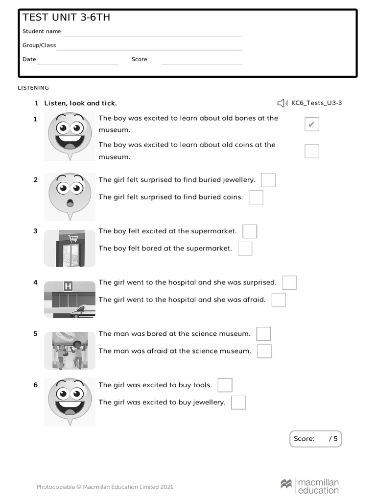 6TH- UNIT 3 TEST | PDF