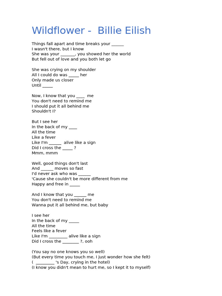 Wildflower | PDF