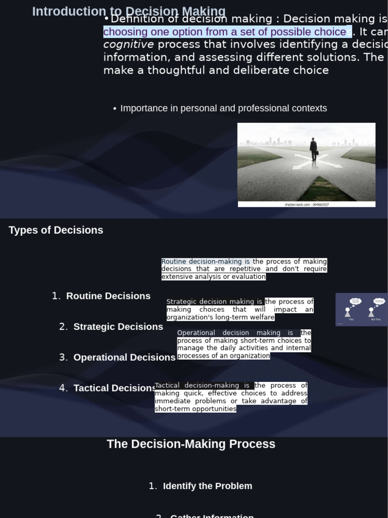 Decision Making | PDF | Decision Making | Bias