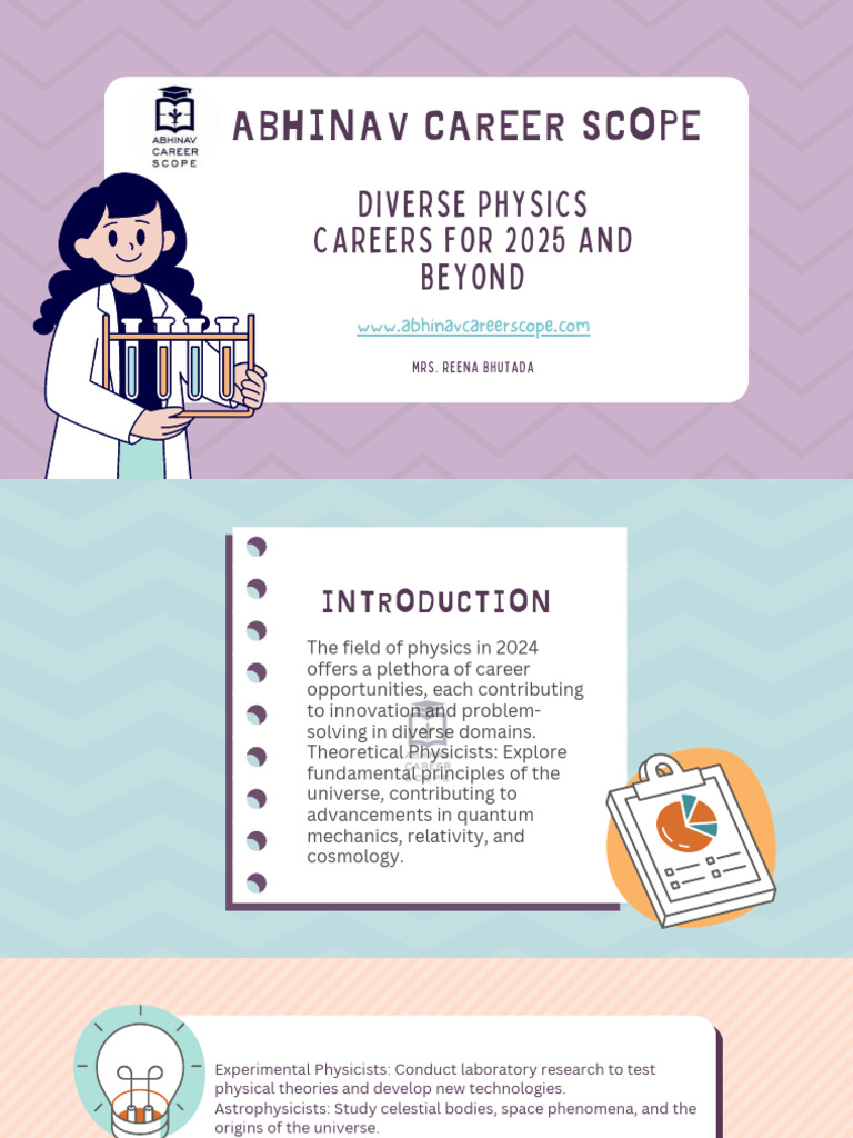 Diverse Physics Careers For 2025 and Beyond | PDF | Physics | Science