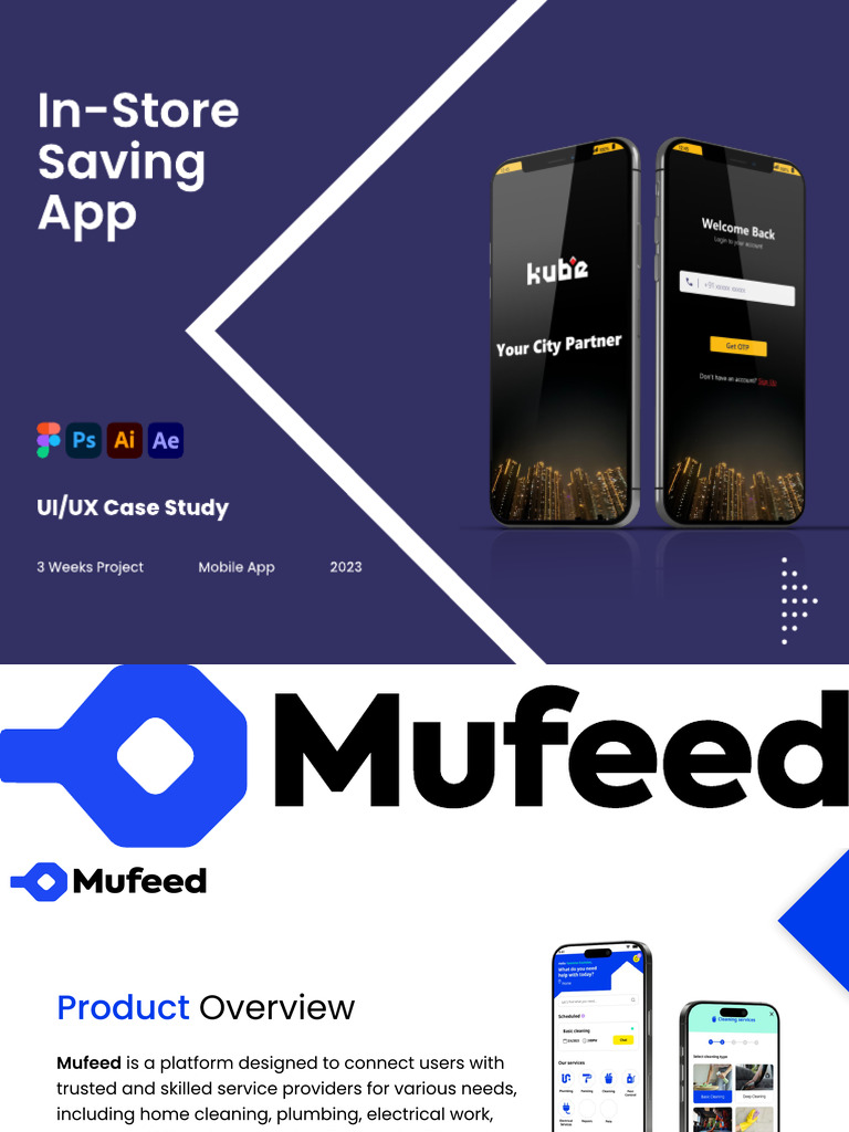 Mufeed App UI/UX Case Study 2023 | PDF