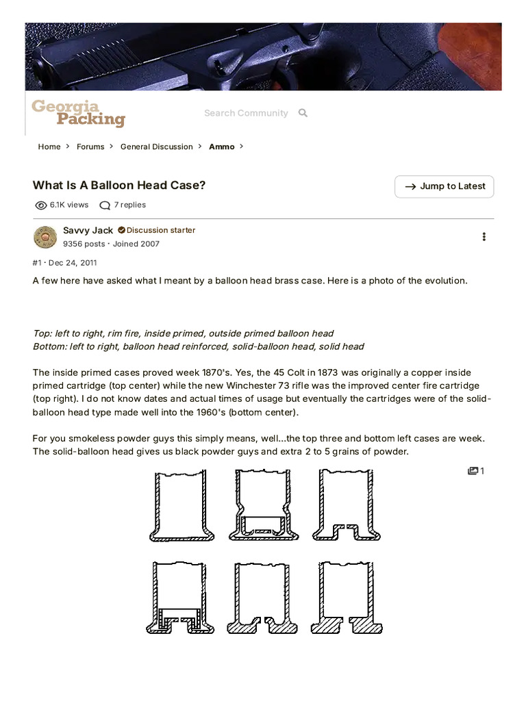 What Is A Balloon Head Case - Georgia Firearm Forums - Georgia Packing ...