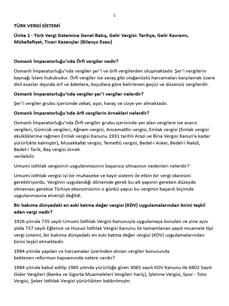 Vergi S | PDF