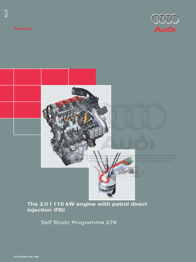 The 2 0 L 110 KW Engine With Petrol Direct Injection (FSI) | PDF | Throttle | Fuel Injection