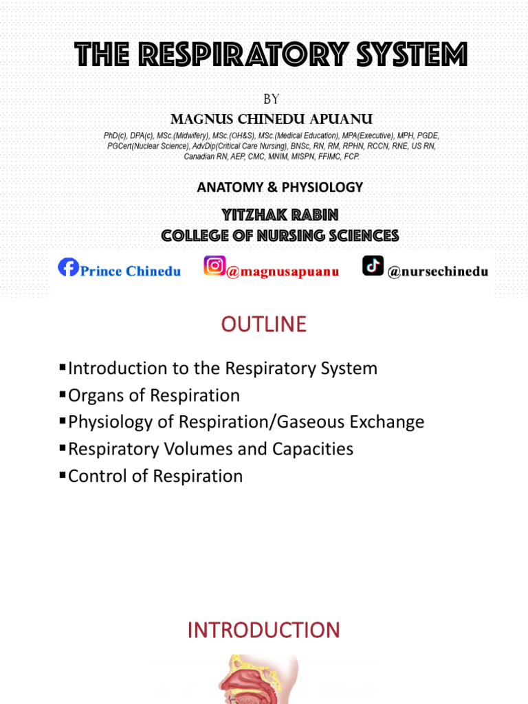 Respiratory_Part1 | PDF | Human Nose | Respiratory System
