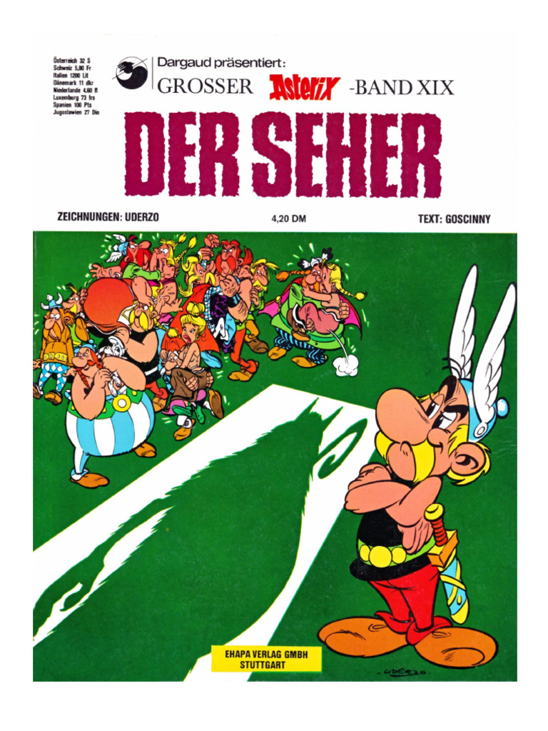 Wunderbar Asterix Der Seher Bilder