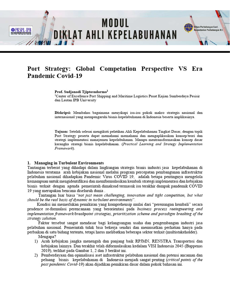 Modul Port Strategy | PDF