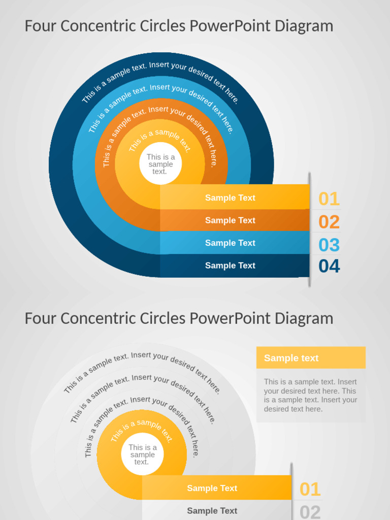 Four Concentric Circles Diagram | PDF