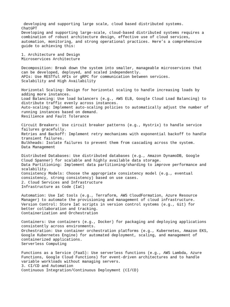 Large Scale Distributed Systems | PDF | Cloud Computing | Computing