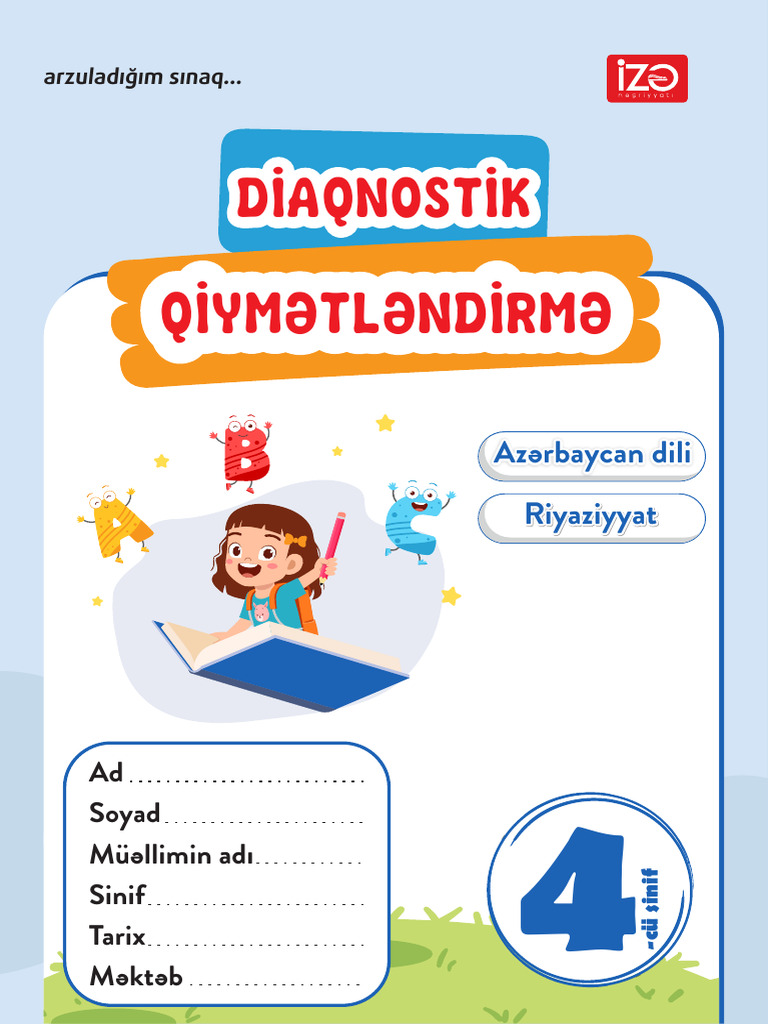 4 Sinif Diaqnostik Az, Riyaz | PDF