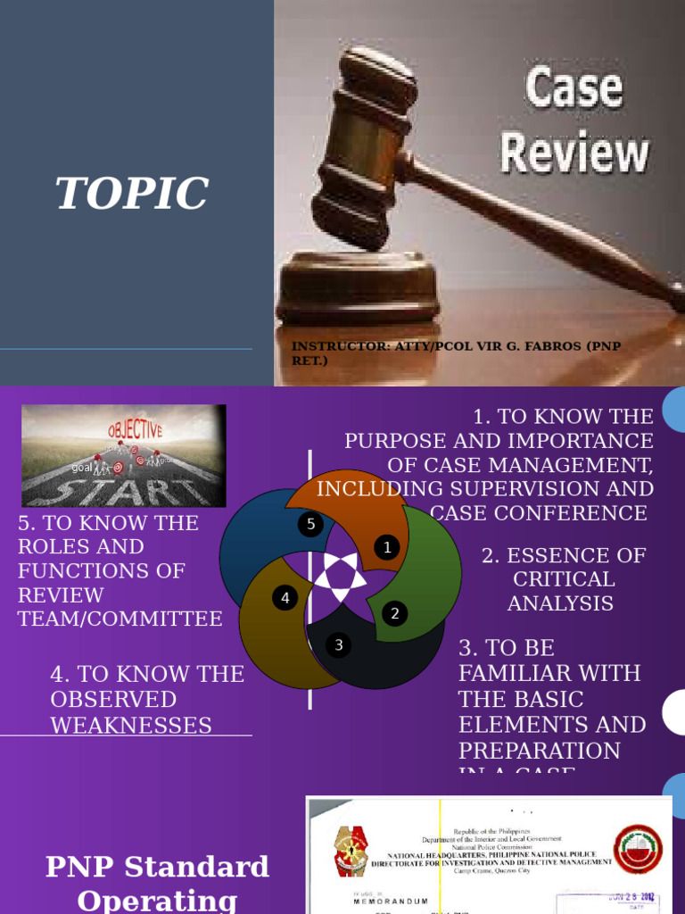 Case Management in PNP Investigations | PDF | Crime Scene | Forensic ...