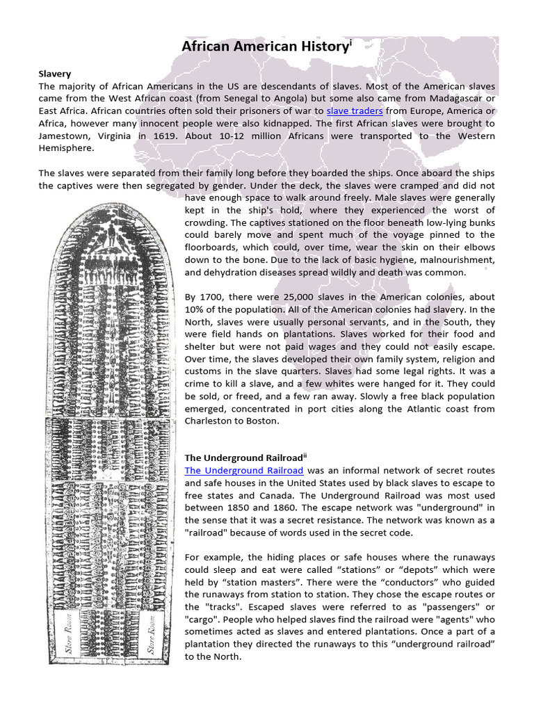 African American History | PDF | Underground Railroad | Black Panther Party